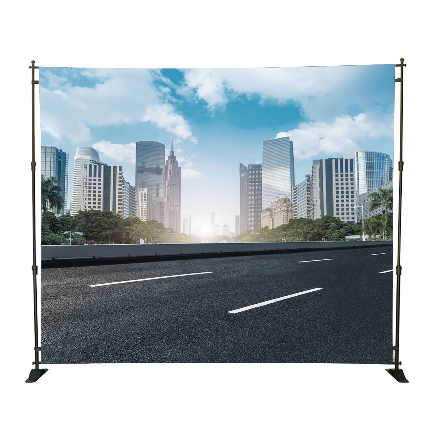 8′ X 10′ Backdrop Step And Repeat Banner Stand – Hill Promotional
